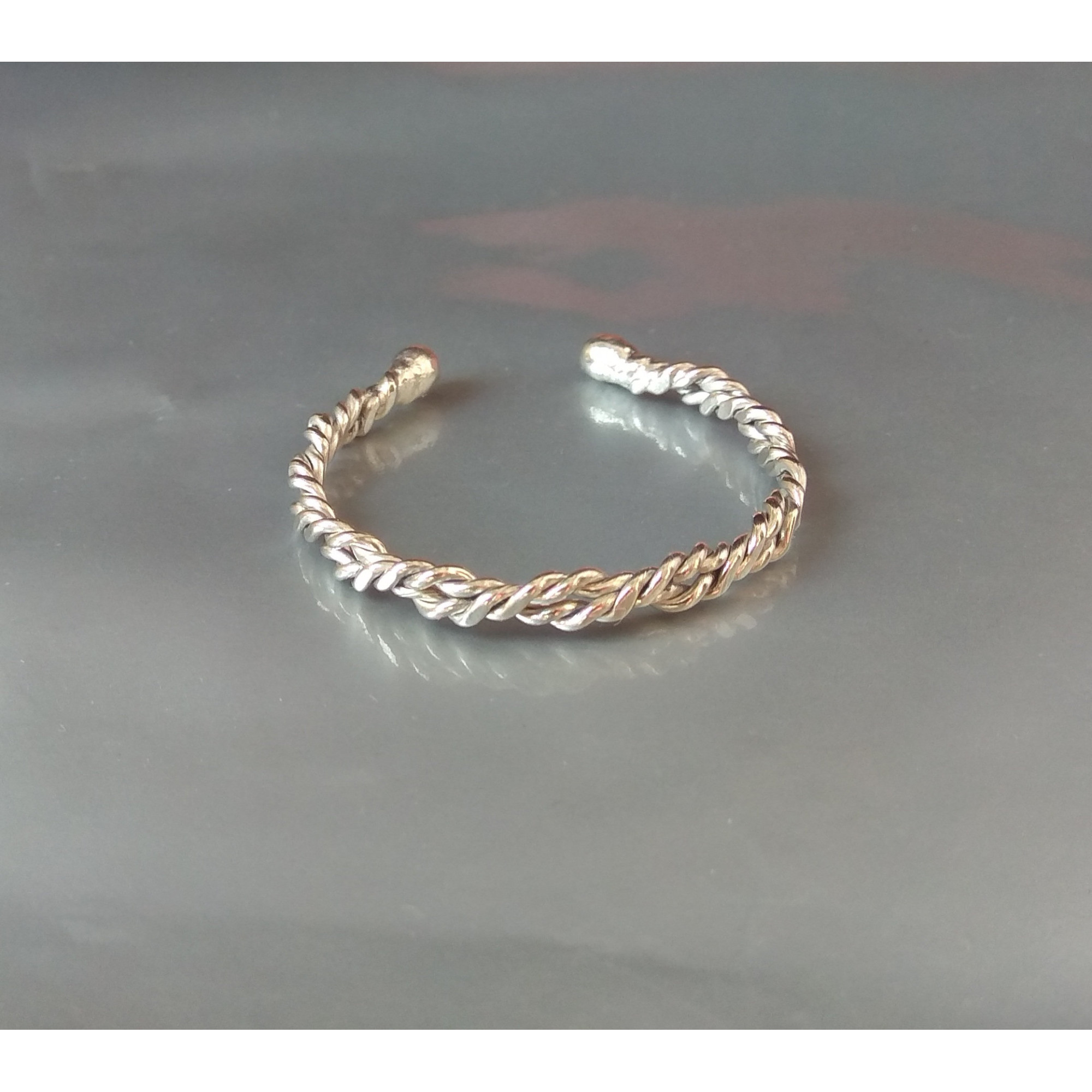 Twisted Sterling Silver Penis Ring | Adjustable Handmade Men’s Intimate ...